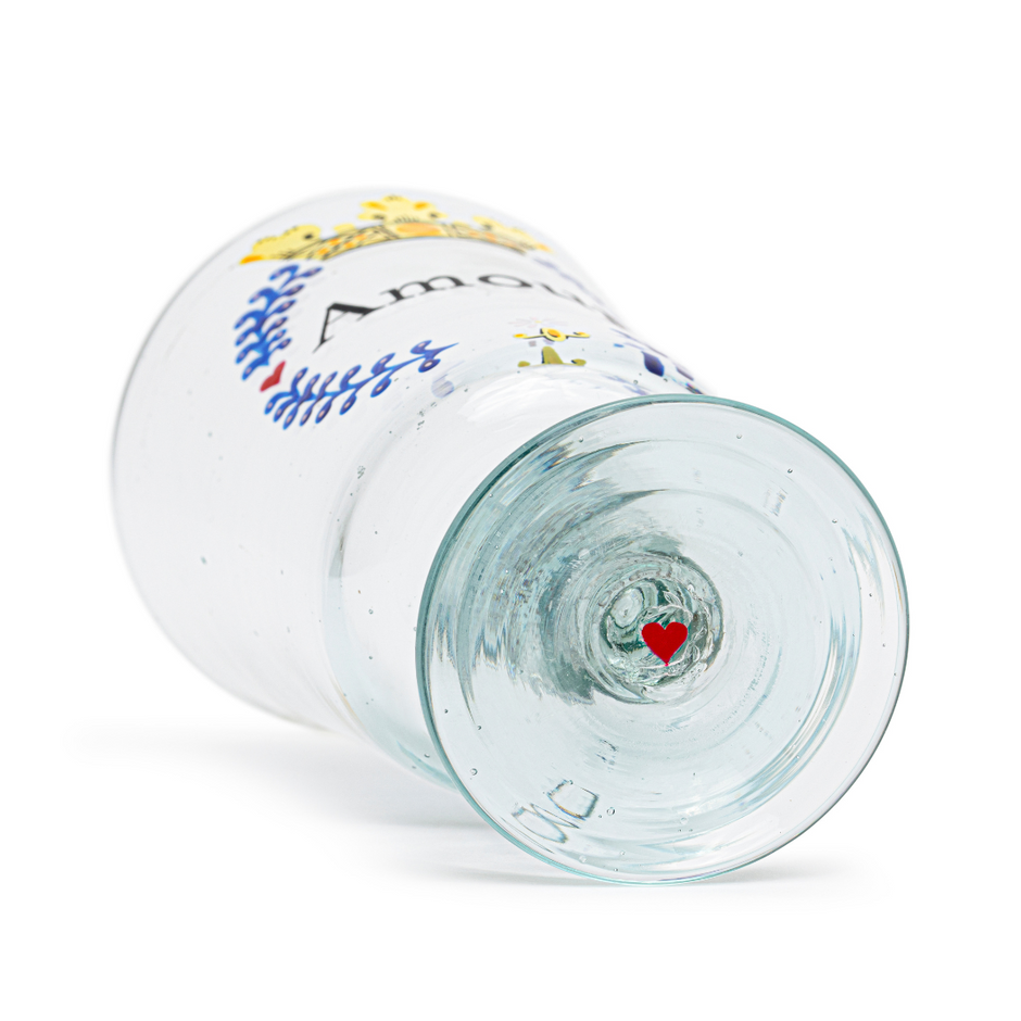 Verres à vin peints à la main – Marin Montagut