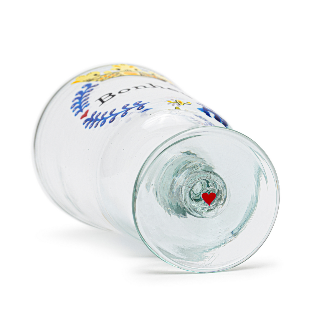 Verres à vin peints à la main – Marin Montagut