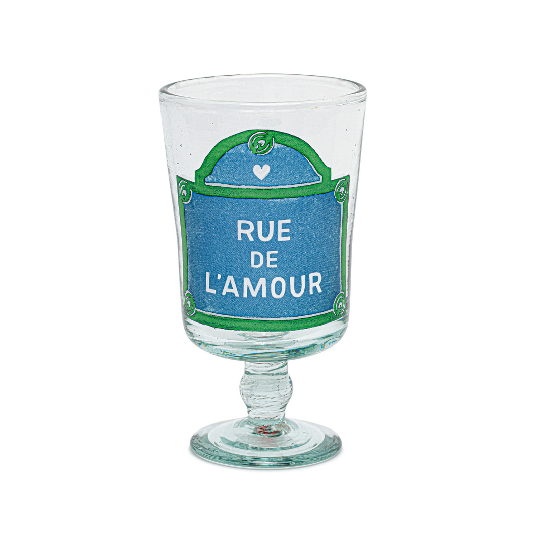 Verres à vin peints à la main – Marin Montagut